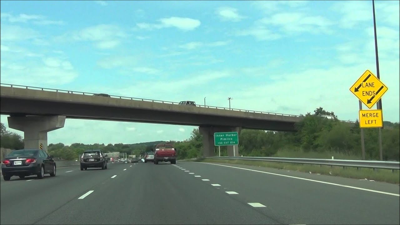 Maryland - Interstate 695 Outer Loop (Baltimore Beltway) - Mile Marker ...