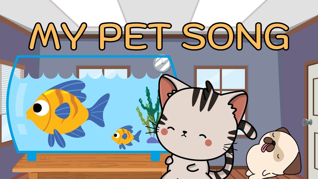 Meet the Pets Song for Kids | Fun Animal Sounds & Names | Learn About ...