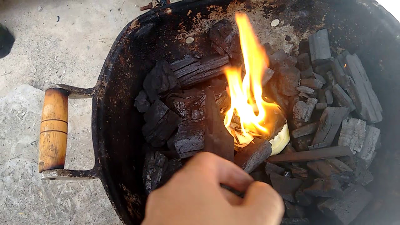 Como acender o fogo - Churrasqueira - YouTube