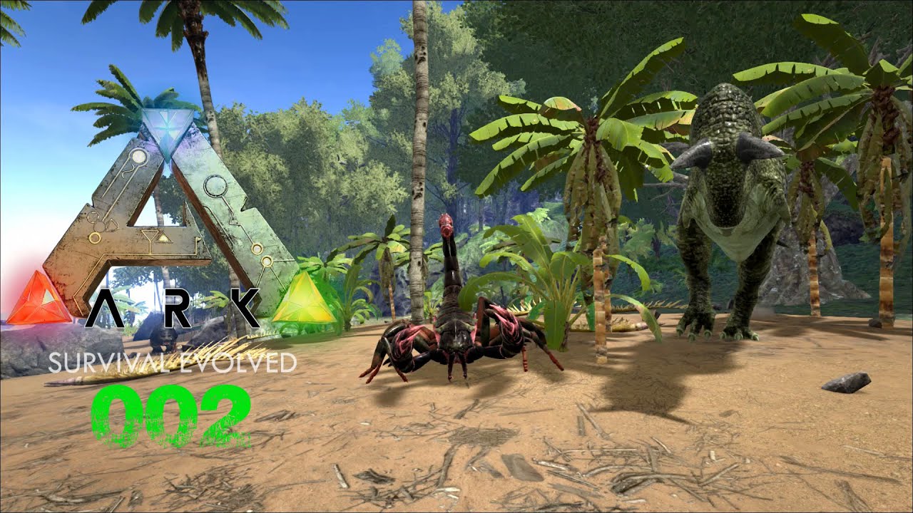 Let's Play ARK: Survival Evolved #002: Jäger und Gejagte - YouTube