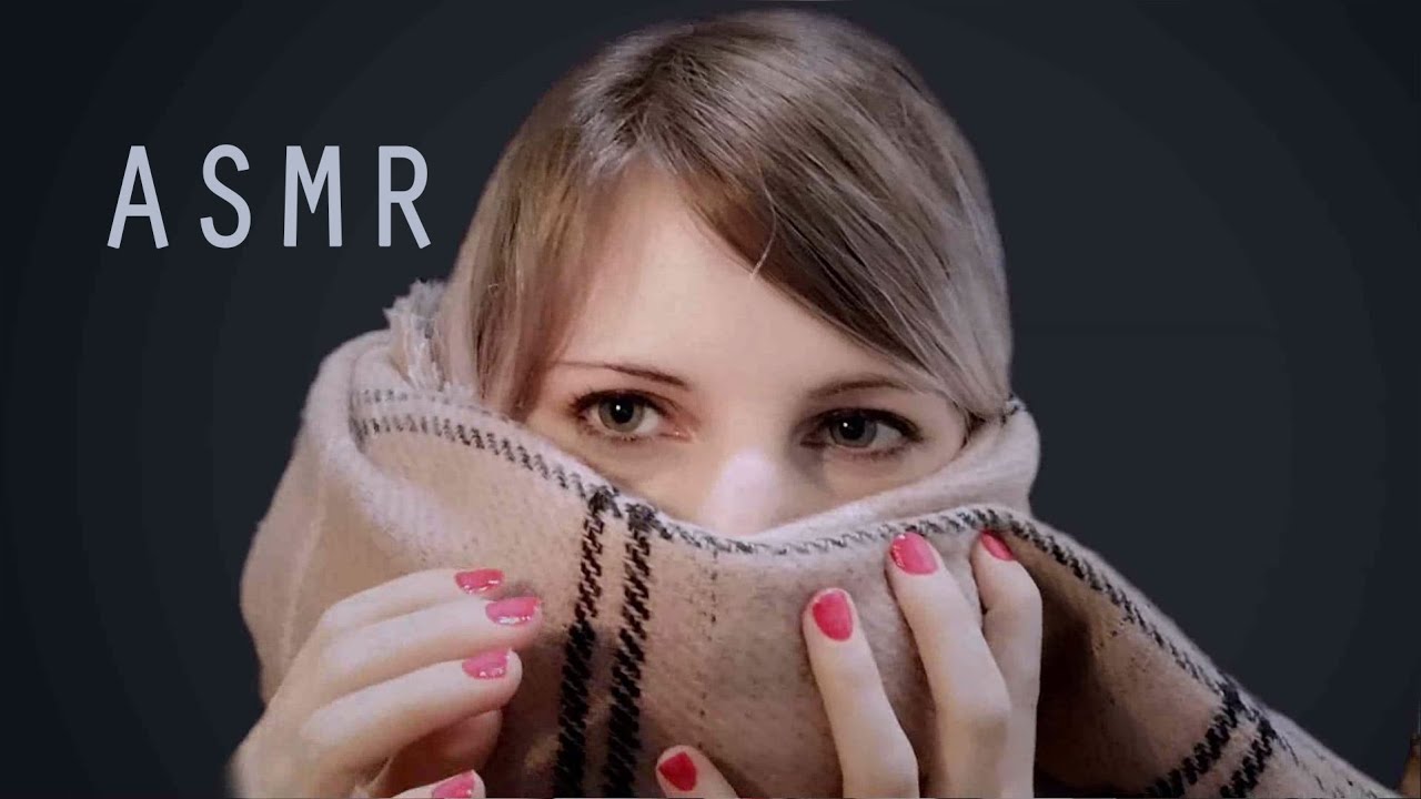 ASMR Whisper | Mumbling through fabric | Silk stole, scarf and bandana ...