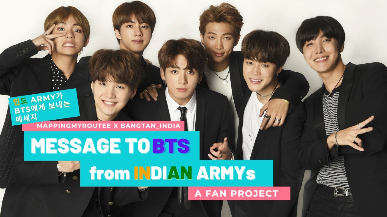 Special Message To BTS From Indian ARMYs 2021 - YouTube
