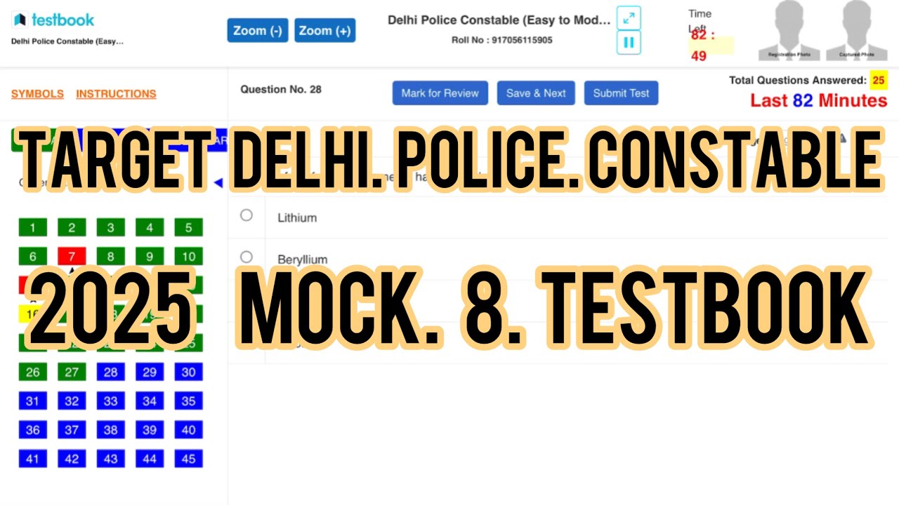 delhi police constable 2025 testbook solution - YouTube