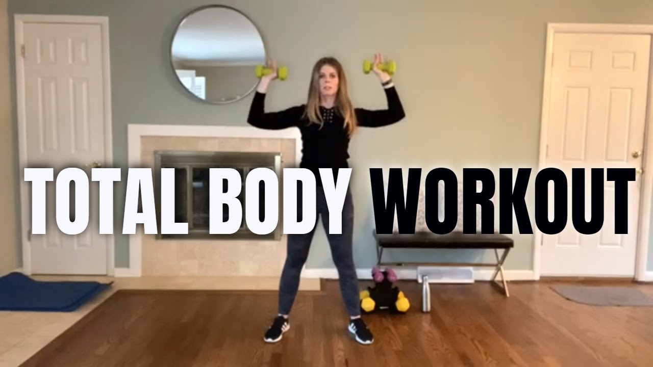 Workout At Home for Women [30-Minute Total Body Workout with Weights ...