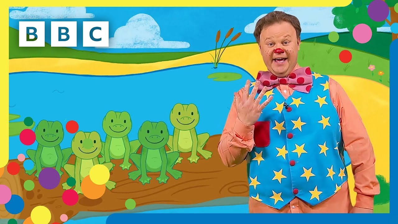 Mr Tumble Songs | Five Little Speckled Frogs 🐸🐸🐸🐸🐸 | Mr Tumble and ...