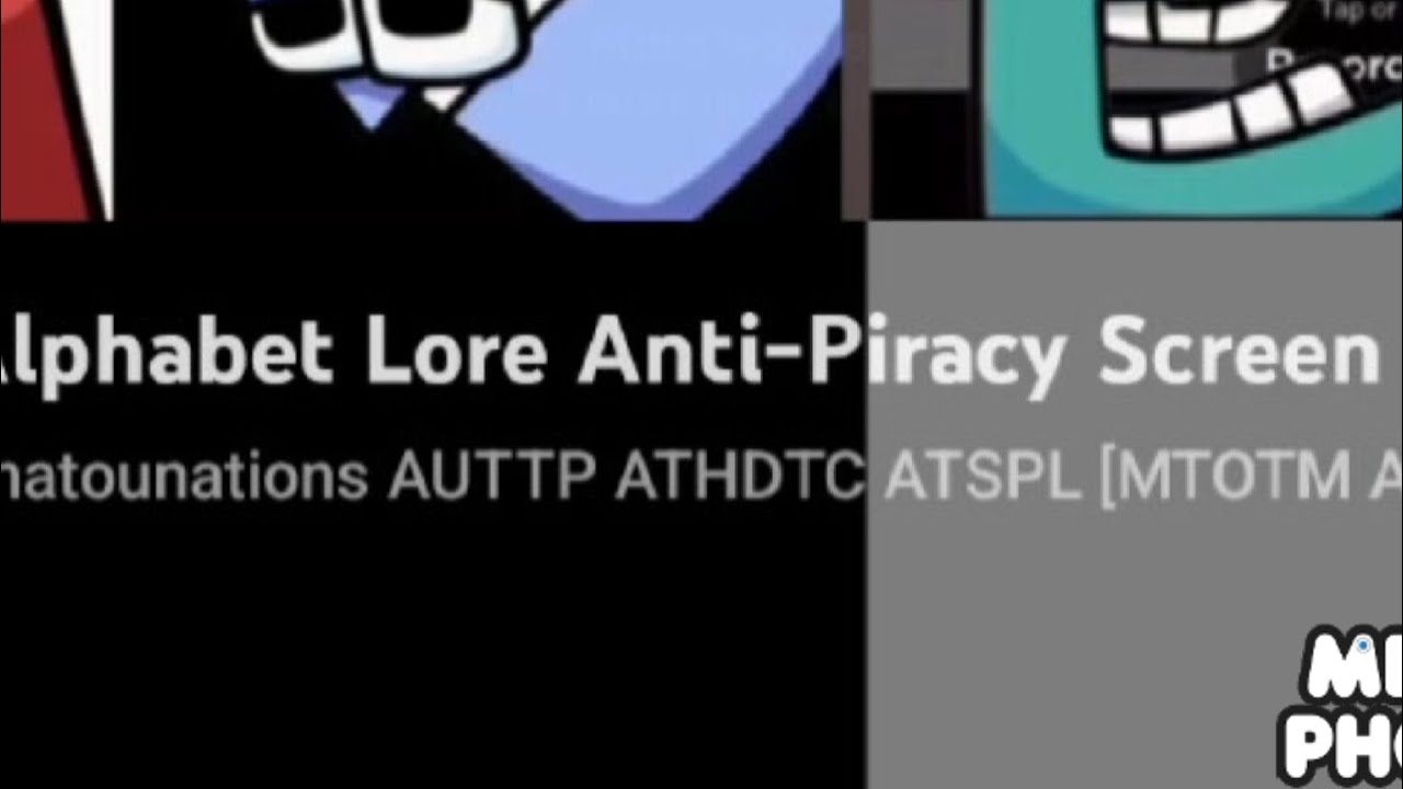 Alphabet Lore Anti-Piracy Screen | Alphabet Lore wanted to see that ...
