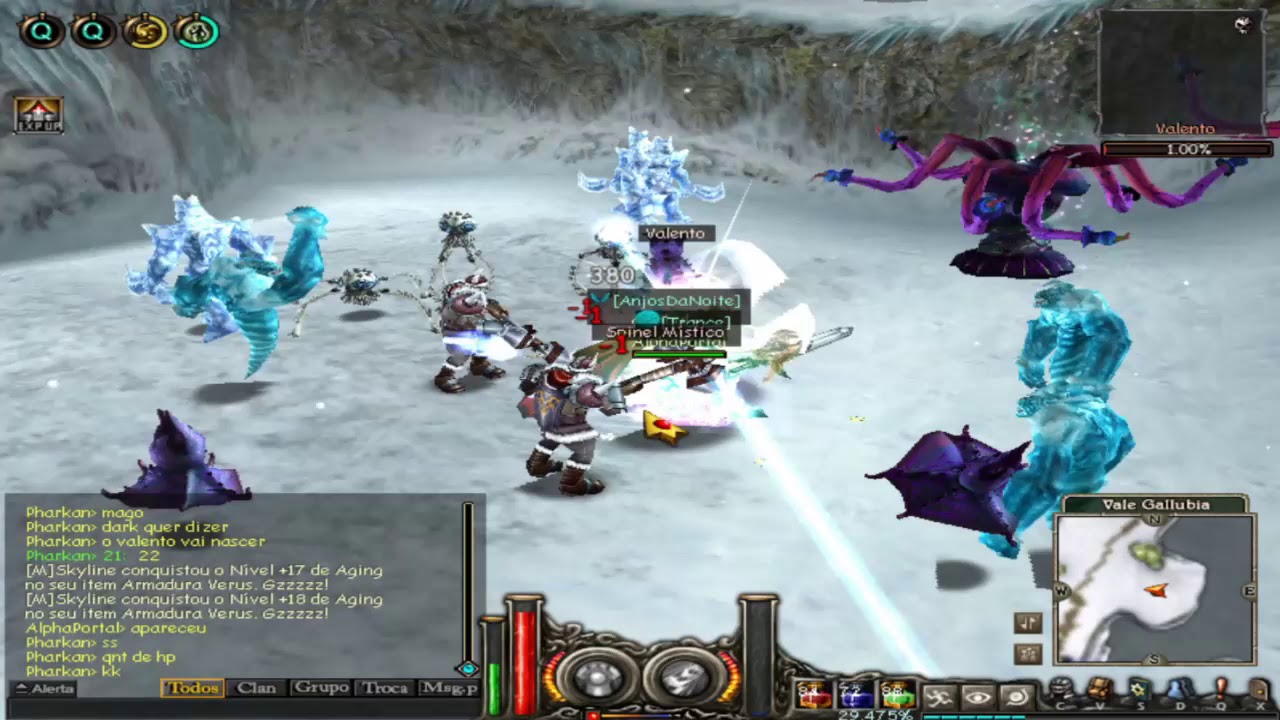 priston tale matando boss valento quest do mago - YouTube