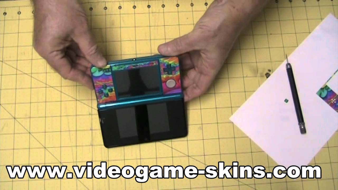 Nintendo 3DS skin installation - YouTube
