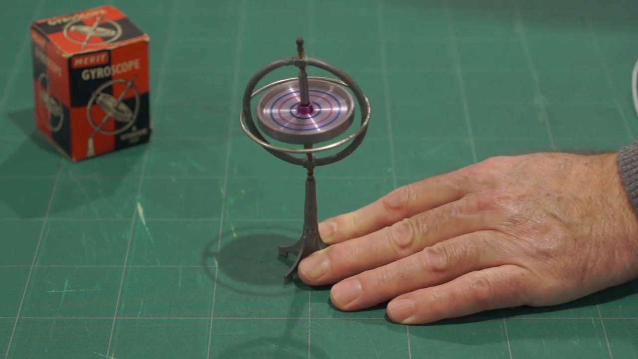Gyroscope, a scientific toy - YouTube