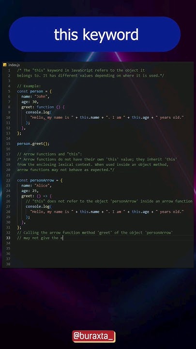 #javascript #this #keyword #webdevelopment - YouTube