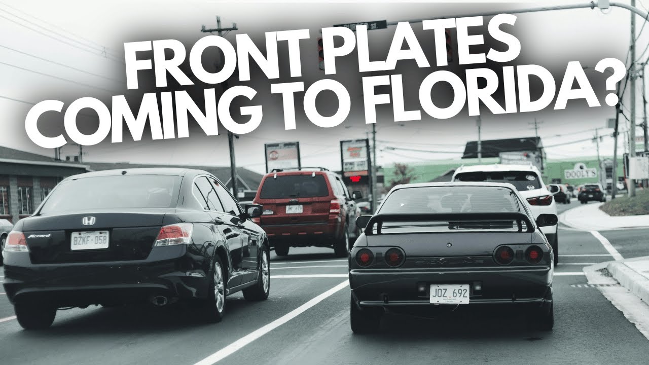 Florida Thinks Front Plates Will Reduce Crime - YouTube