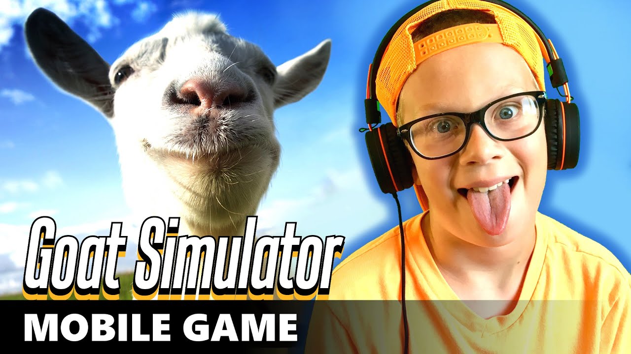 GOAT SIMULATOR (Mobile Game) Gameplay - My tongue is out of control ...