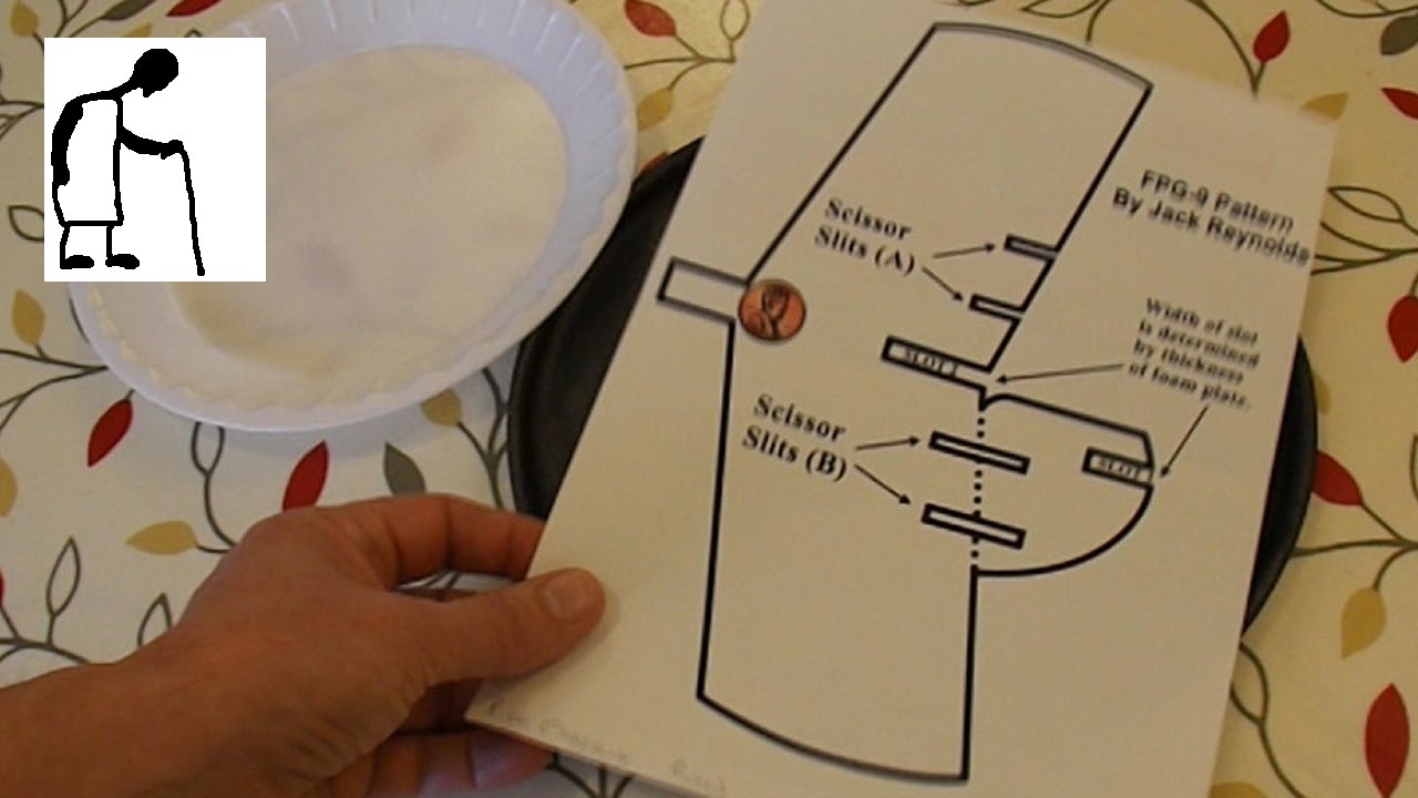 Let's fly an FPG9 Foam Plate Glider 9 inch - YouTube