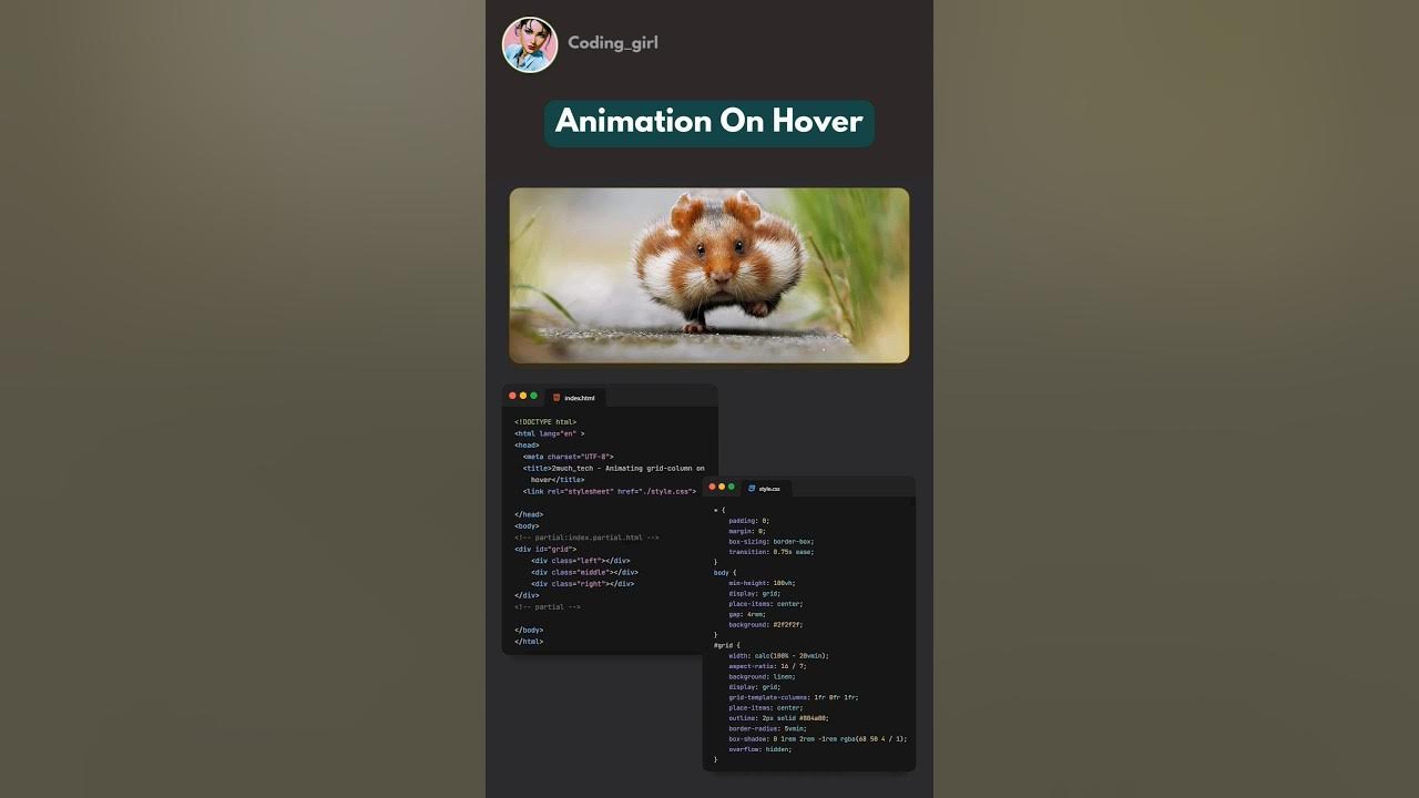 Animation On Hover 💥like Shortvideo Shorts Webdesign Bts Html Codinglover Coder Coding