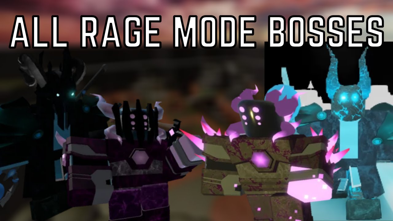 All Rage Mode Bosses || Tower Defense Simulator - YouTube