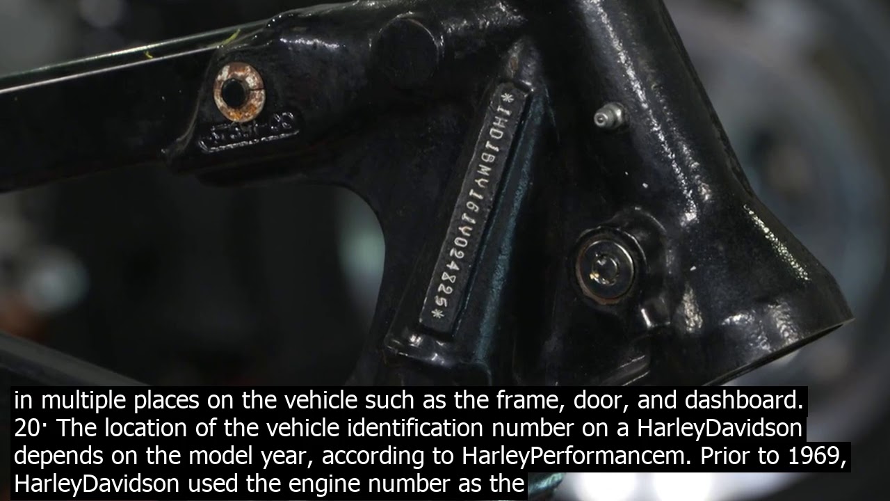 Harley davidson engine vin number lookup let us help you decipher a vin ...