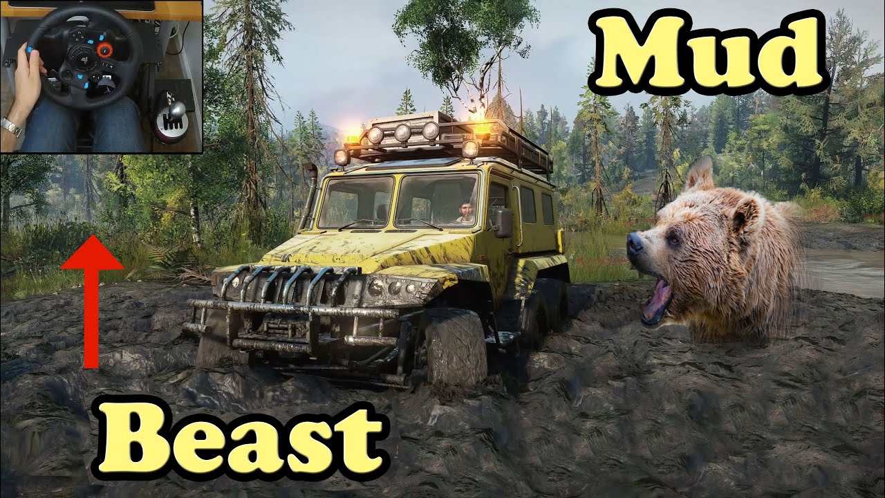 SWAMP Beast - Yar 87 Snowrunner | Zimnegorsk Map | (Wheel +Stick Shift ...