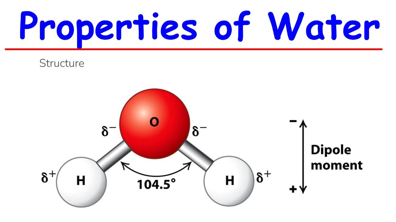 Properties of water full tutorial - YouTube