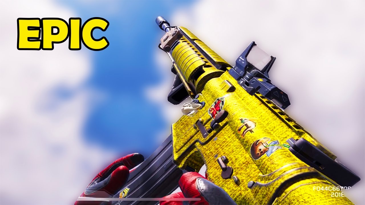 I GOT THE GOLD SKIN FOR M16 | EPIC GAMEPLAY AND MOMENTS - YouTube