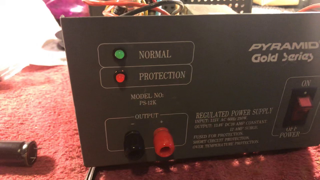 Pyramid PS-12K Repair - YouTube