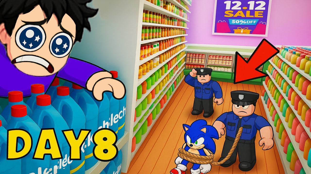 SURVIVE 7 DAYS IN A DEADLY SHOPPING MALL IN ROBLOX !! - YouTube