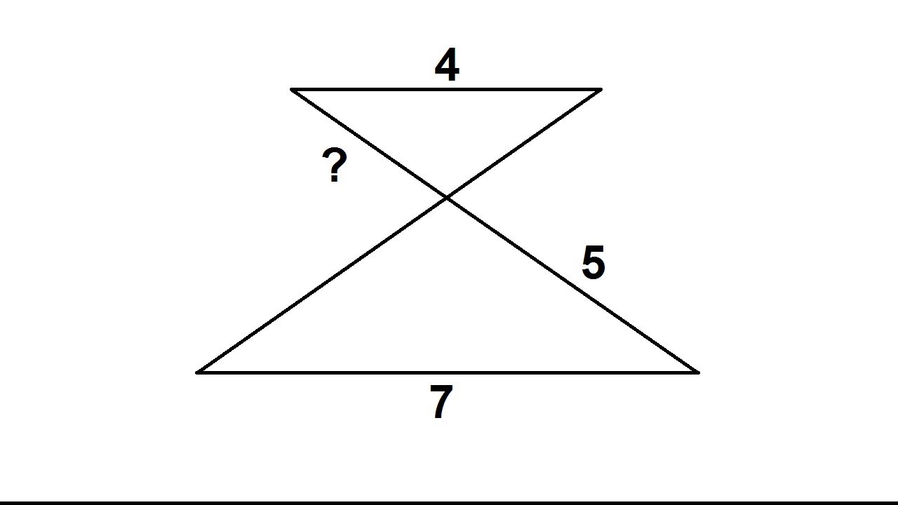 Théorème de Thalès : exercice d'application n°2 - YouTube