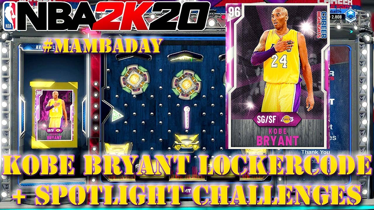 FREE GUARANTEED PINK DIAMOND KOBE LOCKER CODE!! KOBE SPOTLIGHT ...