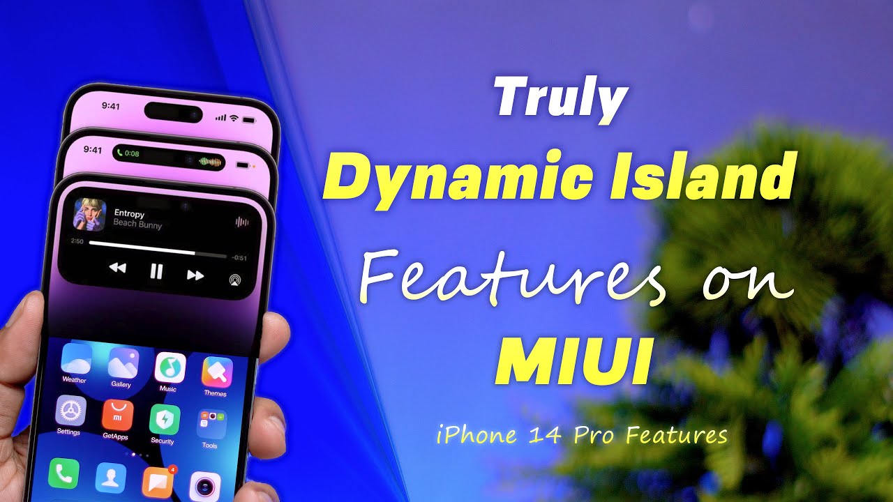 Truly Dynamic Island (iPhone14 Pro) Features on MIUI Devices | Dynamic ...