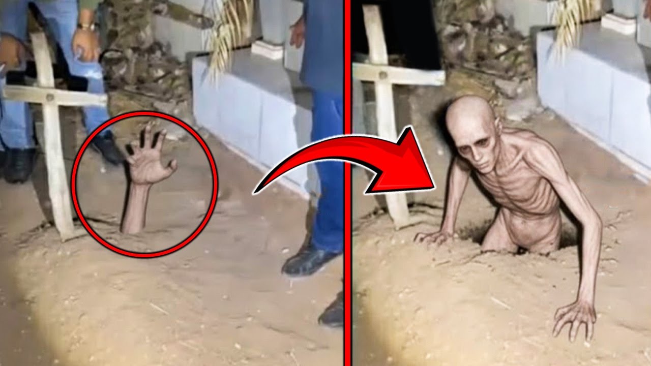 He Was Digging a Grave… Then the Camera Caught This..!! - YouTube