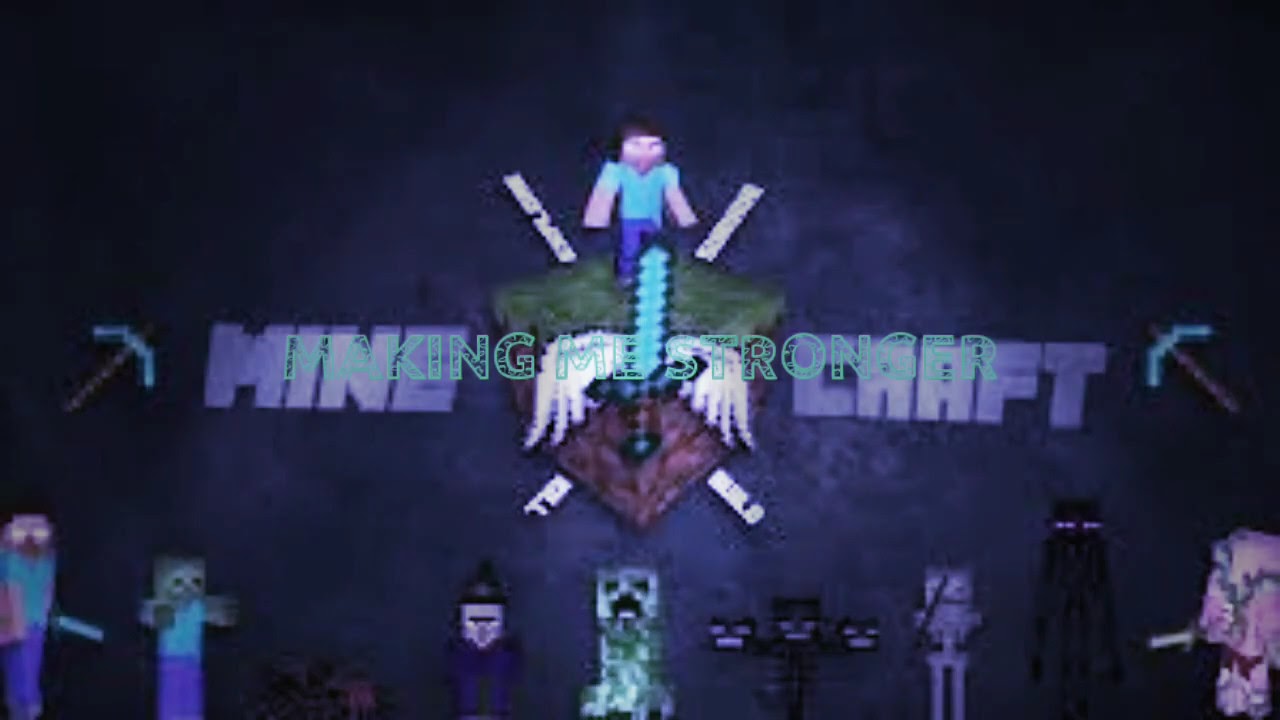 My new minecraft intro i put an effects on it - YouTube