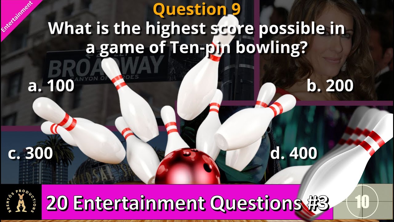 Entertainment Trivia Quiz #3 | 20 Multi-choice Questions | Easy ...