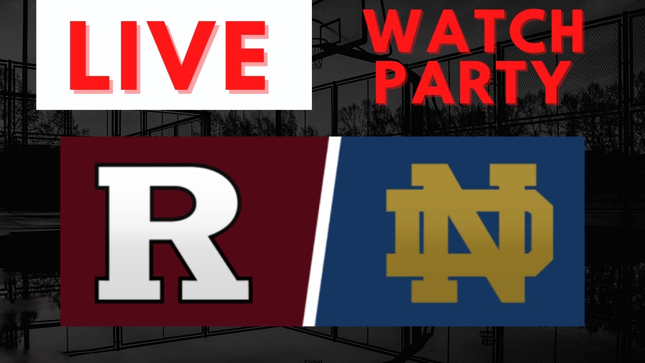 Rutgers vs Notre Dame LIVE Watch Party (First Four) - YouTube