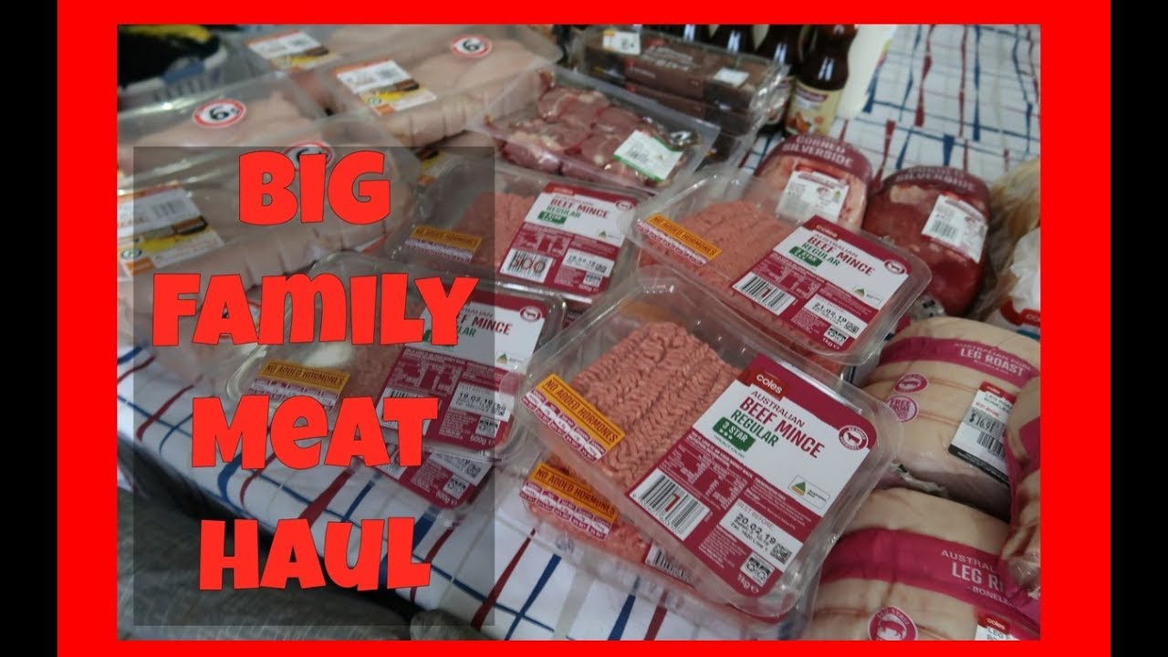 Big Family MEAT HAUL - Australian Family of 18 - YouTube