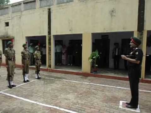 QUARTER GUARD PARADE N.C.C. - YouTube