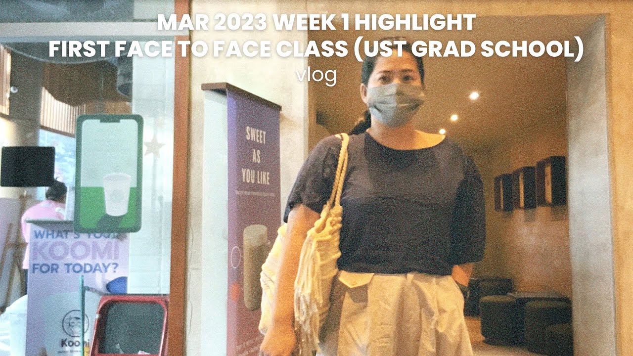 First Face to Face Class in UST Grad School La Frontera, Golden Baboy ...