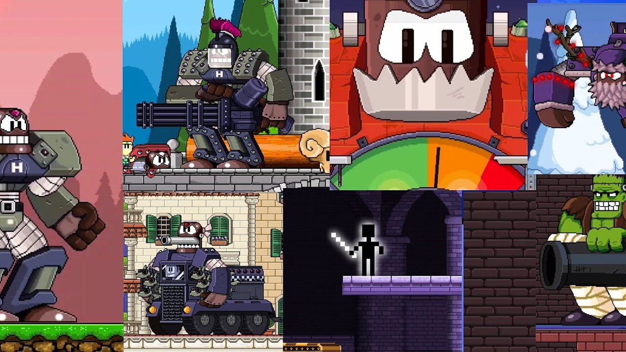 Dan The Man - All Bosses (4K, 60 Fps) - YouTube