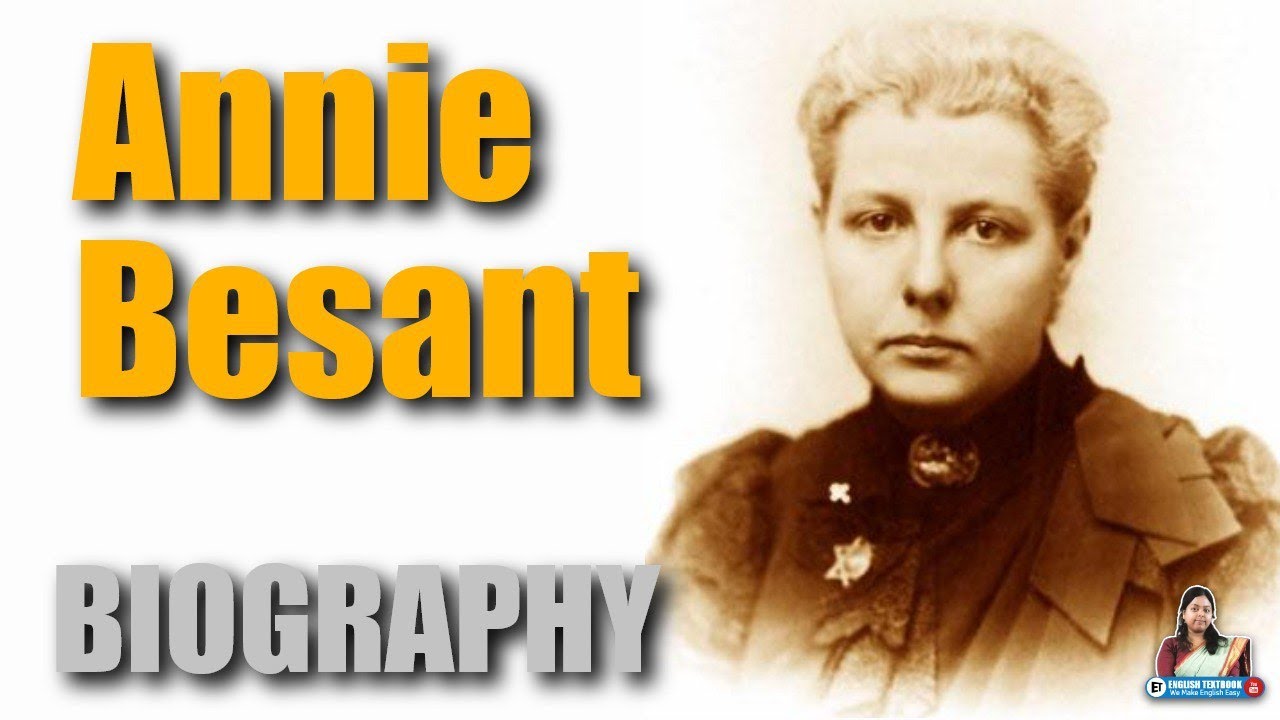 Annie Besant || Biography Of Annie Besant. || Annie Besant Biography ...