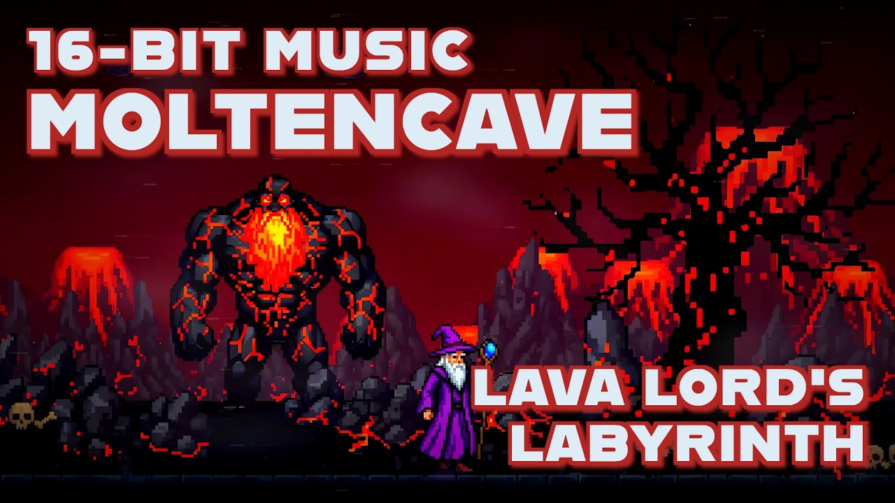 Lava Lord's Labyrinth | Intense Chiptune Boss Music Gaming Soundtrack ...