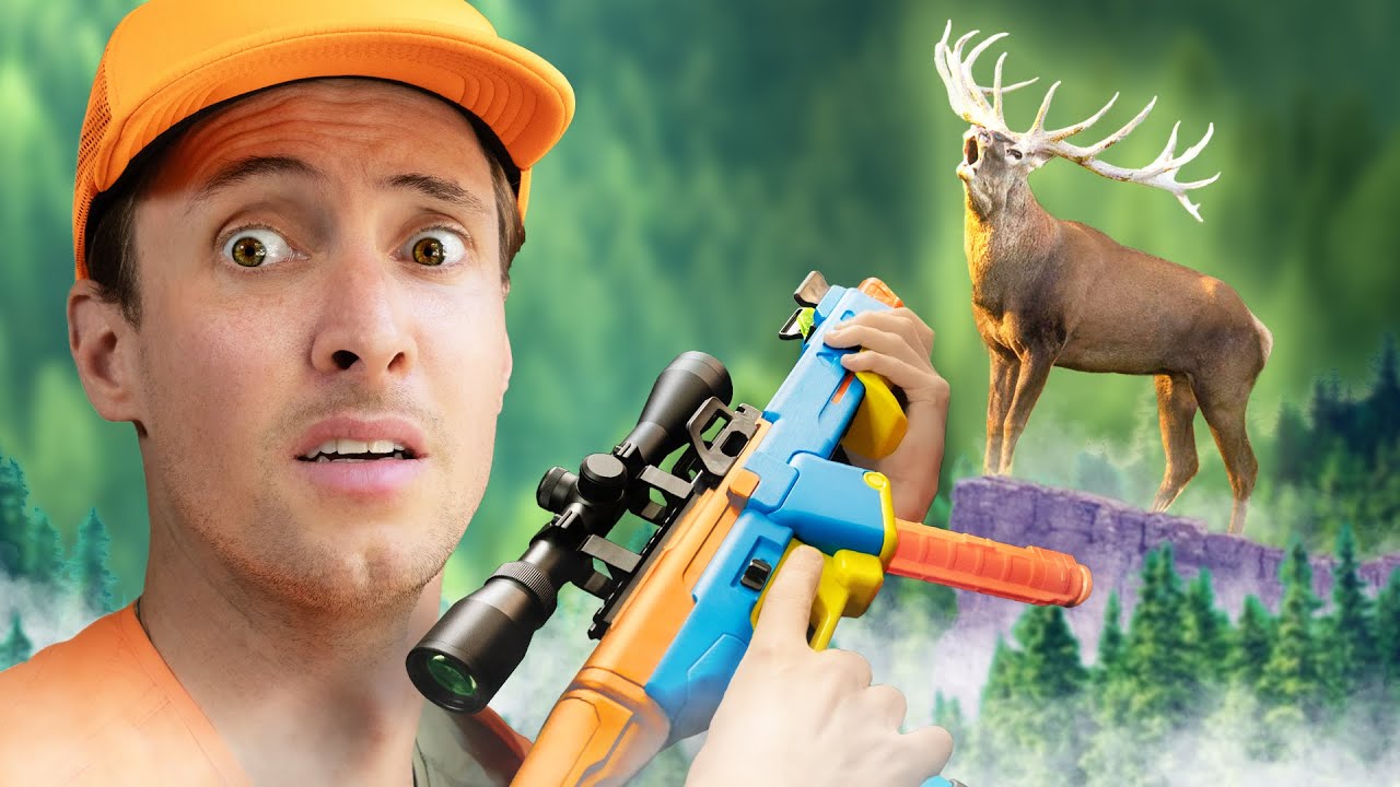 I Successfully Hunted Deer with a NERF Gun - YouTube