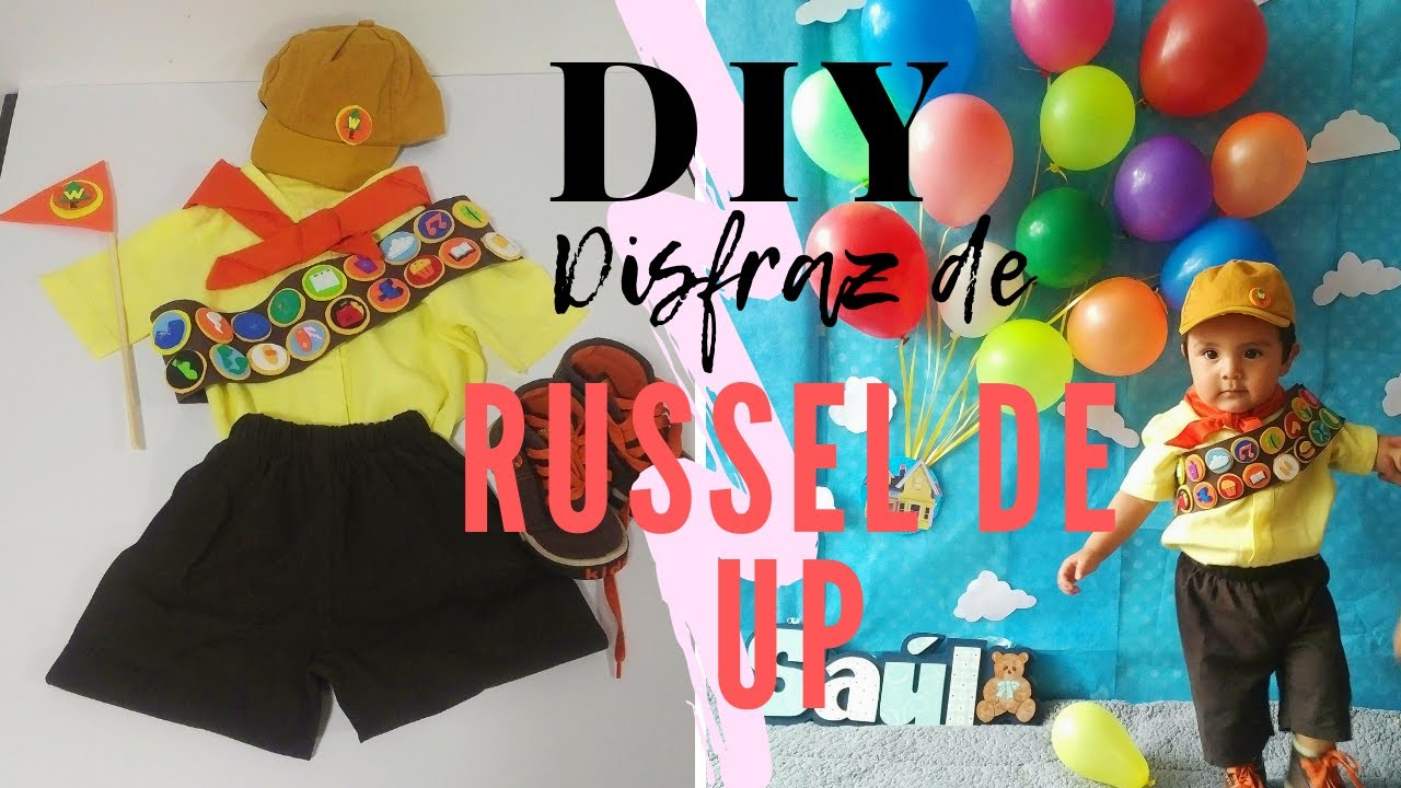 Disfraz de Russell Up DIY - YouTube