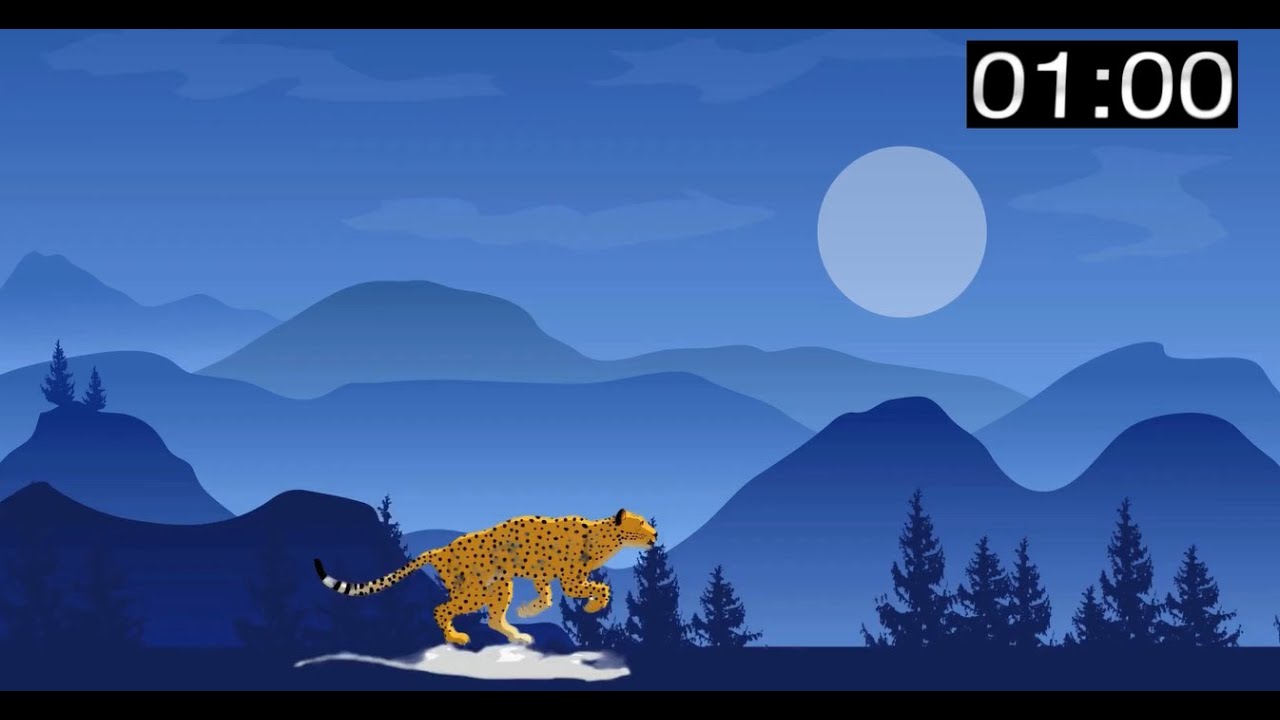 🐾🌍 Animal Rush: 1-Minute Countdown Timer Across Diverse Landscapes ...