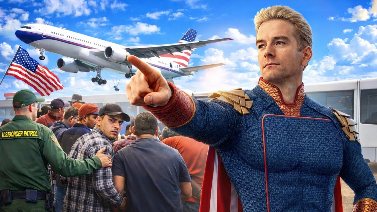 This Is What Happens When Homelander Handles Immigration - YouTube