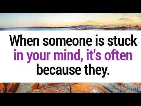 When someone is stuck in your mind, it's often because they | Jk Quotes ...