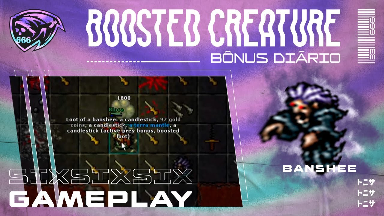 TIBIA - Banshee Boosted Creature - O Melhor Lugar para fazer o Bestiary ...