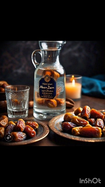 Dates and Ab-e-zam zam #arabic #islamicfigure #abezamzam #dates 🌹🌹 ...