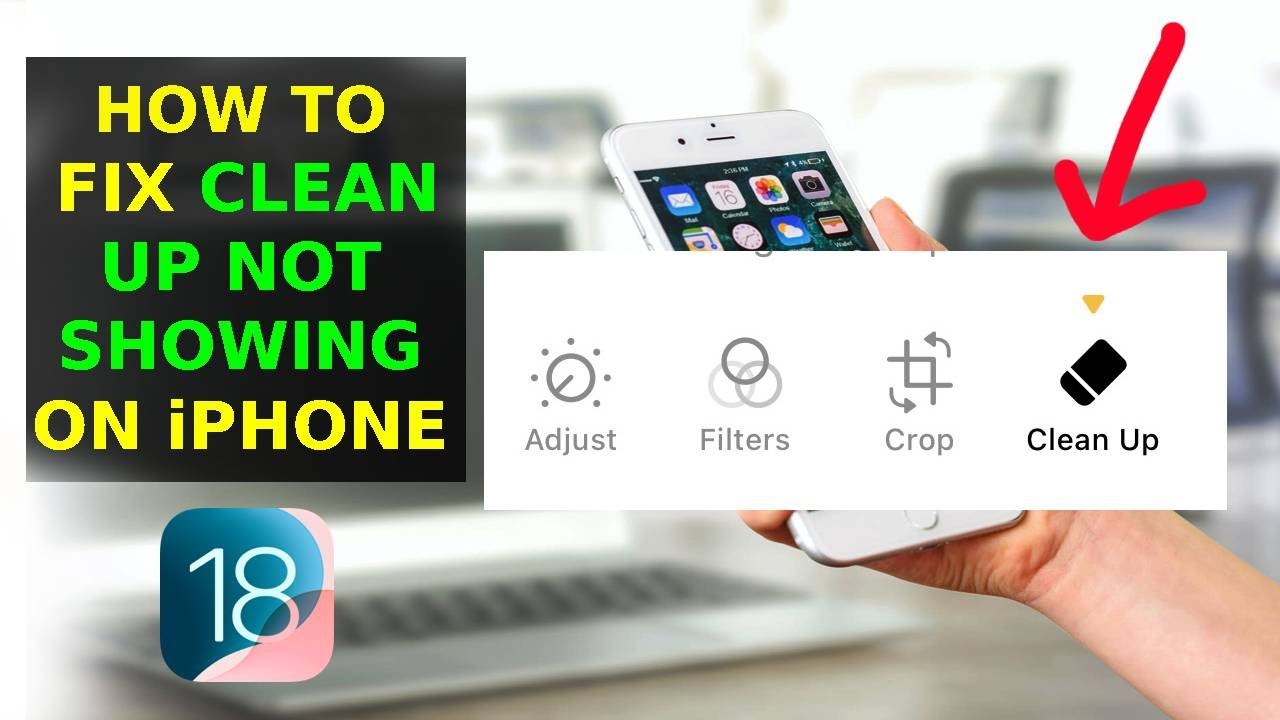 How To Fix Clean Up Not Showing in iPhone iOS 18 - YouTube