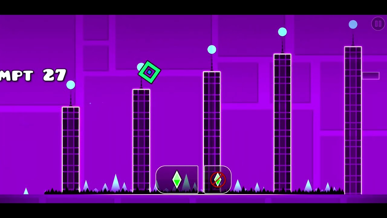 First time playing geometry dash the first time!!! - YouTube