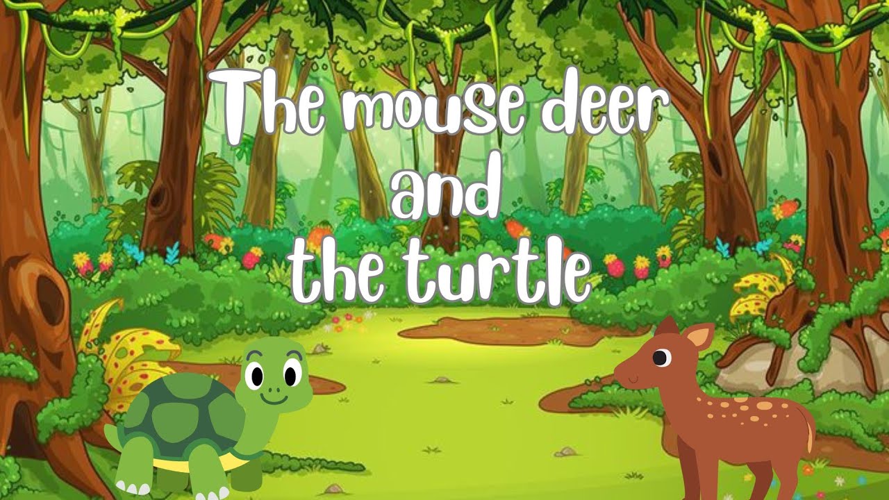 Story for kids -The mouse deer and the turtle - YouTube