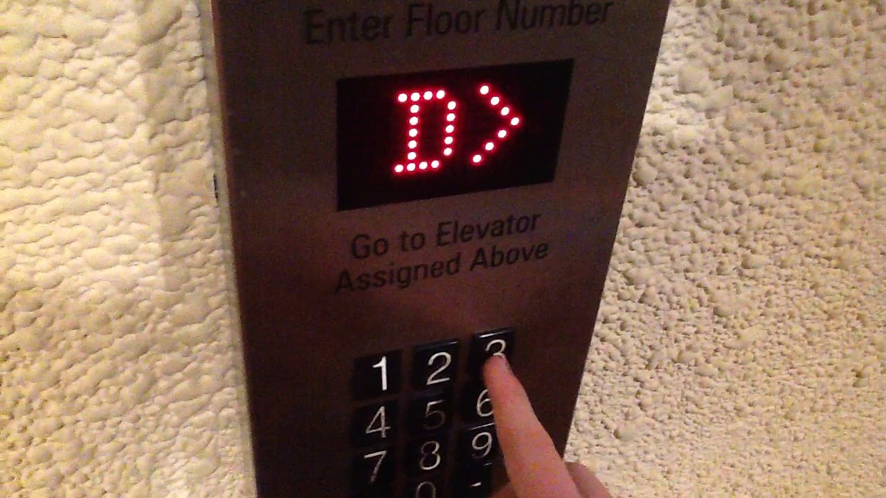 Schindler Miconic 10 High-Speed High-Rise Elevators @ Marriott Marquis ...