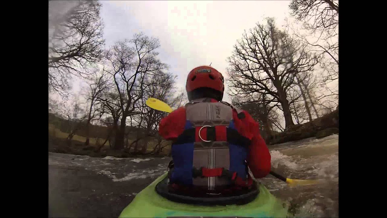 New camera angle Kayaking Middle/Lower Tryweryn - YouTube